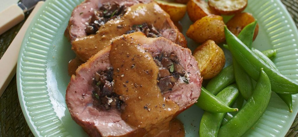 Braised Ontario Veal with Mushroom & Herb Stuffing - Ontario Veal Appeal